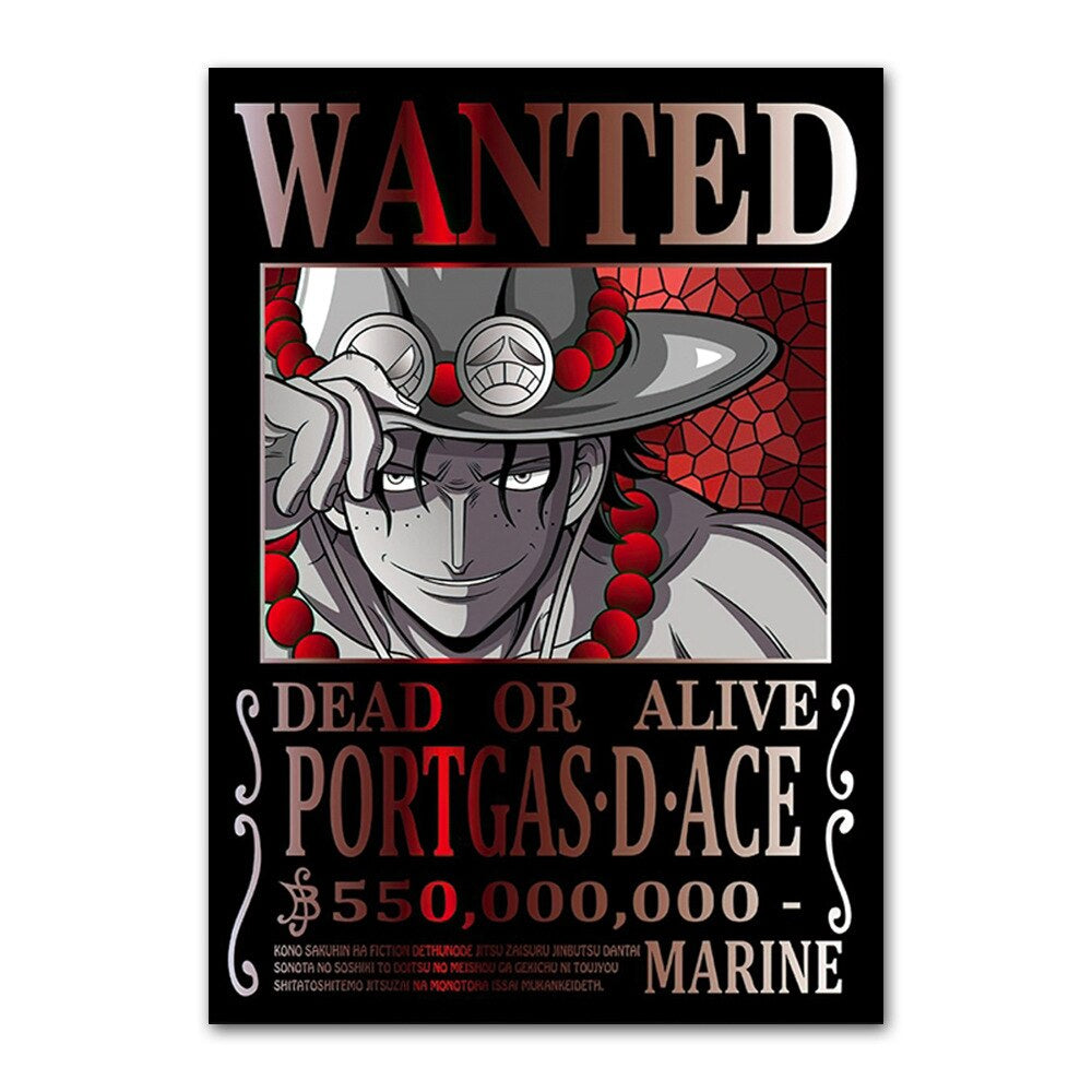 One Piece Wanted Posters – Anime Fantasy Land